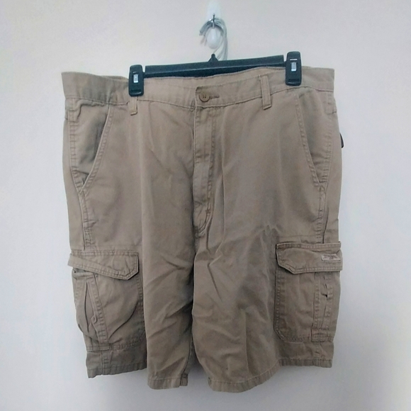 Wrangler | Shorts | 3 For Mens Beige Cargo Shorts | Poshmark
